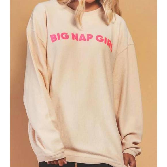 FRIDAY + SATURDAY | Sweaters | New Friday Saturday Big Nap Girl ...